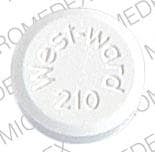 Pill Finder: West-Ward 210 White Round - Medicine.com