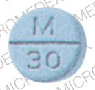 Pill Finder: M 30 Blue Round - Medicine.com
