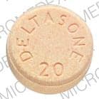 Pill Finder: DELTASONE 20 Orange Round - Medicine.com