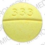 Pill Finder: 333 R Yellow Round - Medicine.com