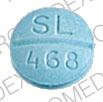 Pill Finder: SL 468 Blue Round - Medicine.com