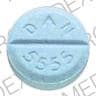 Pill Finder: 20 DAN 5555 Blue Round - Medicine.com