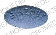 Pill Finder: SINEMET 647 Blue Elliptical / Oval - Medicine.com