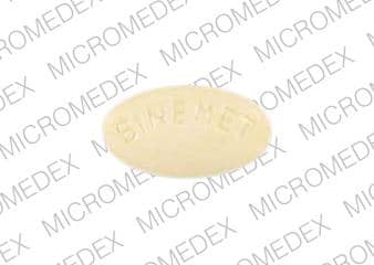Pill Finder: SINEMET 650 Yellow Elliptical / Oval - Medicine.com