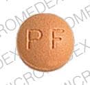 Pill Finder: PF M 60 Orange Round - Medicine.com