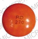Pill Finder: PD 270 Orange Round - Medicine.com
