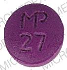 Pill Finder: MP 27 Purple Round - Medicine.com