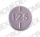 Pill Finder: LOGO 125 Purple Round - Medicine.com