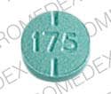 Pill Finder: LOGO 175 Blue Round - Medicine.com