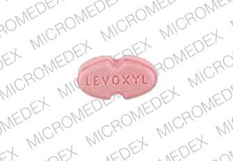 Pill Finder: LEVOXYL dp 112 Pink Elliptical / Oval - Medicine.com