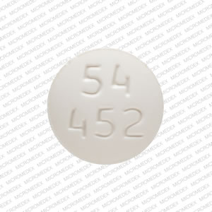 Pill Finder: 54 452 White Round - Medicine.com