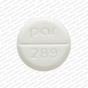 Pill Finder: par 289 White Round - Medicine.com
