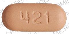 Pill Finder: MYLAN 421 Orange Elliptical / Oval - Medicine.com
