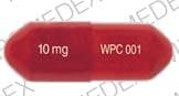 Pill Finder: 10 mg WPC 001 Red Capsule-shape - Medicine.com