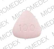 Pill Finder: IMITREX 100 Pink Three-sided - Medicine.com