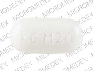 Pill Finder: KC M20 White Elliptical / Oval - Medicine.com