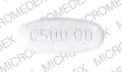 Pill Finder: BAYER C500 QD White Elliptical / Oval - Medicine.com