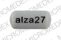 Pill Finder: alza 27 Gray Elliptical / Oval - Medicine.com