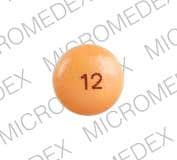 Pill Finder: 12 BI Orange Round - Medicine.com