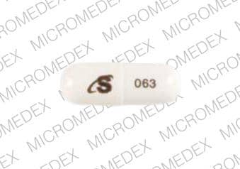 Pill Finder: S 063 White Capsule-shape - Medicine.com