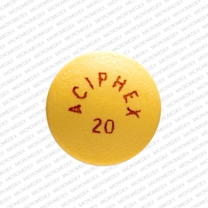 Pill Finder: ACIPHEX 20 Yellow Round - Medicine.com