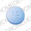 Pill Finder: SAL 7.5 Blue Round - Medicine.com