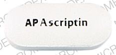 Pill Finder: AP Ascriptin White Elliptical / Oval - Medicine.com