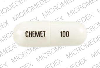 Pill Finder: 100 CHEMET White Capsule-shape - Medicine.com