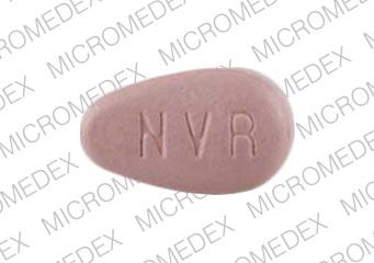 Pill Finder: NVR DXL Purple Egg-shape - Medicine.com
