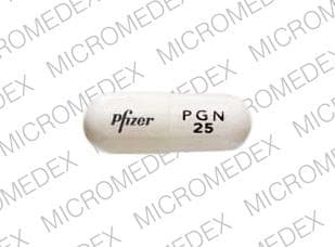 Pill Finder: Pfizer PGN 25 White Capsule-shape - Medicine.com