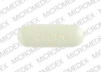 Pill Finder: CALAN SR 240 Green Elliptical / Oval - Medicine.com