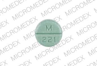 Pill Finder: M 221 Green Round - Medicine.com