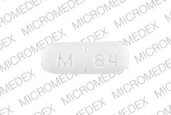 Pill Finder: M 84 White Elliptical / Oval - Medicine.com