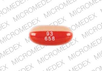 Pill Finder: 93 658 Brown Elliptical / Oval - Medicine.com