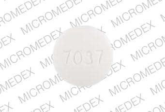 Pill Finder: 7037 White Round - Medicine.com