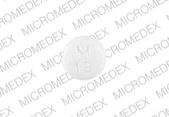 Pill Finder: M 18 White Round - Medicine.com