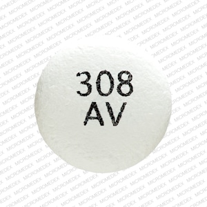 Pill Finder: 308 AV White Round - Medicine.com