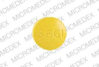 Pill Finder: 5661 DAN Yellow Round - Medicine.com