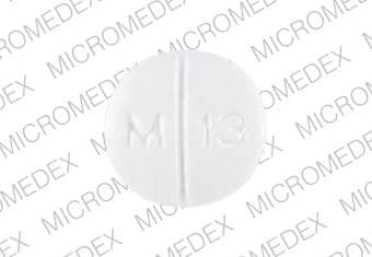 Pill Finder: M 13 White Round - Medicine.com