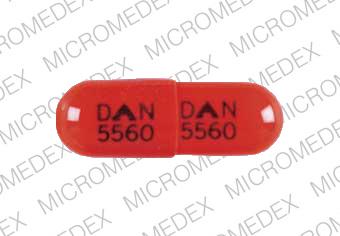 Pill Finder: DAN 5560 DAN 5560 Orange Capsule-shape - Medicine.com