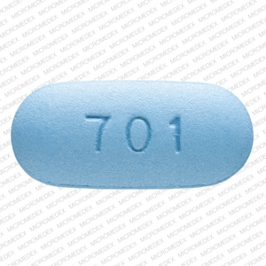 Pill Finder: GILEAD 701 Blue Capsule-shape - Medicine.com