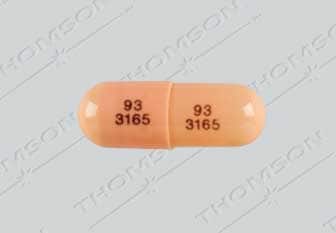 Pill Finder: 93 3165 93 3165 Pink Capsule-shape - Medicine.com
