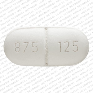 Pill Finder: 875 125 AMC White Elliptical / Oval - Medicine.com