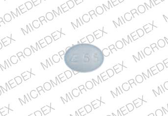 Pill Finder: E 55 Blue Elliptical / Oval - Medicine.com