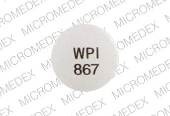 Pill Finder: WPI 867 White Round - Medicine.com