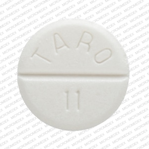 Pill Finder: TARO 11 White Round - Medicine.com
