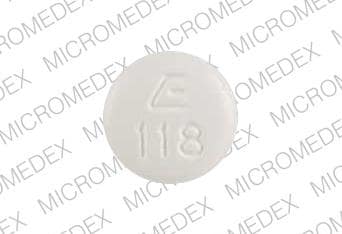 Pill Finder: E 118 White Round - Medicine.com