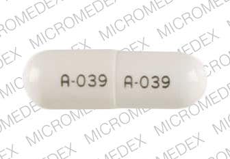 Pill Finder: A-039 A-039 White Capsule-shape - Medicine.com