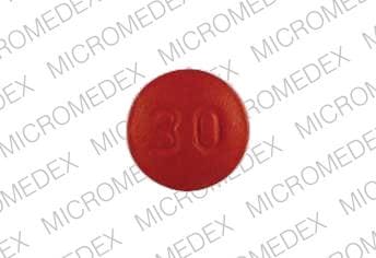 Pill Finder: 30 B Brown Round - Medicine.com