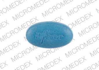Pill Finder: CDT 104 Pfizer Blue Elliptical / Oval - Medicine.com
